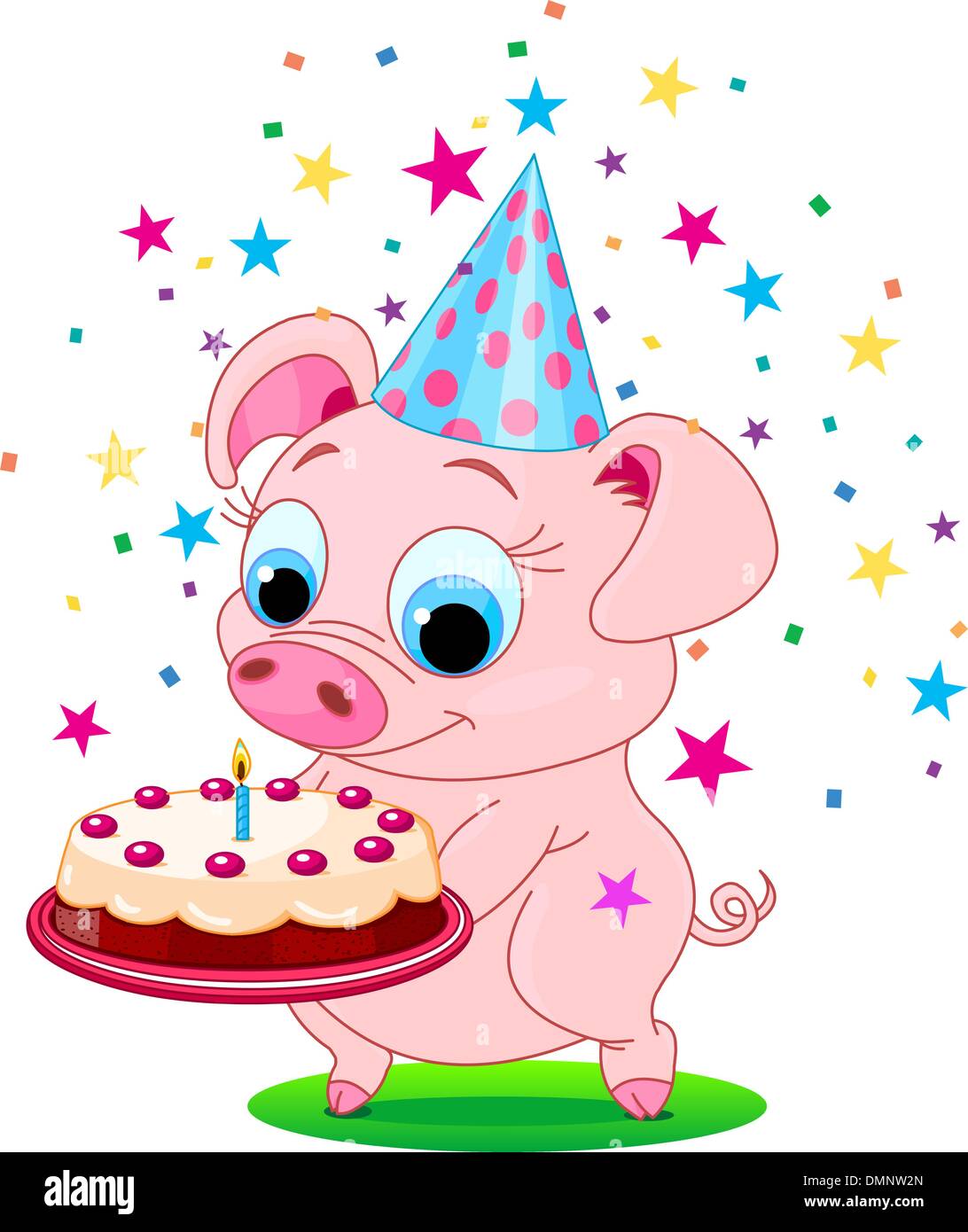 Piglet vector vectors hi-res stock photography and images - Alamy
