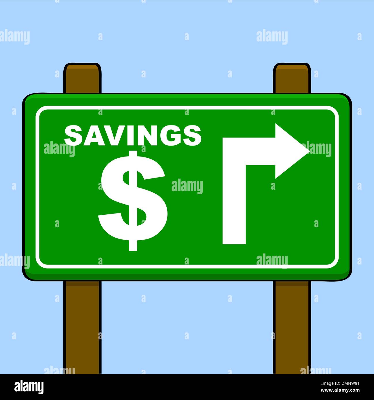 Savings sign Stock Vector Images - Alamy