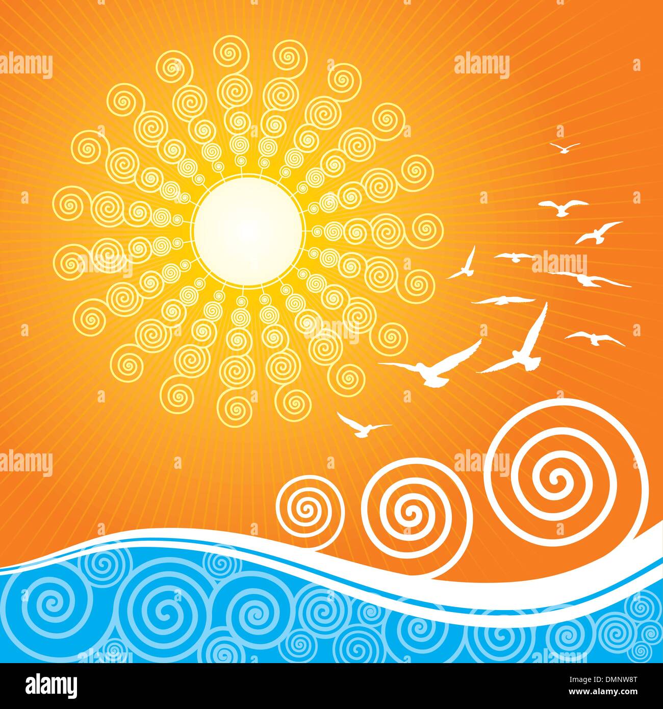 Beach explosion Stock Vector Images - Alamy