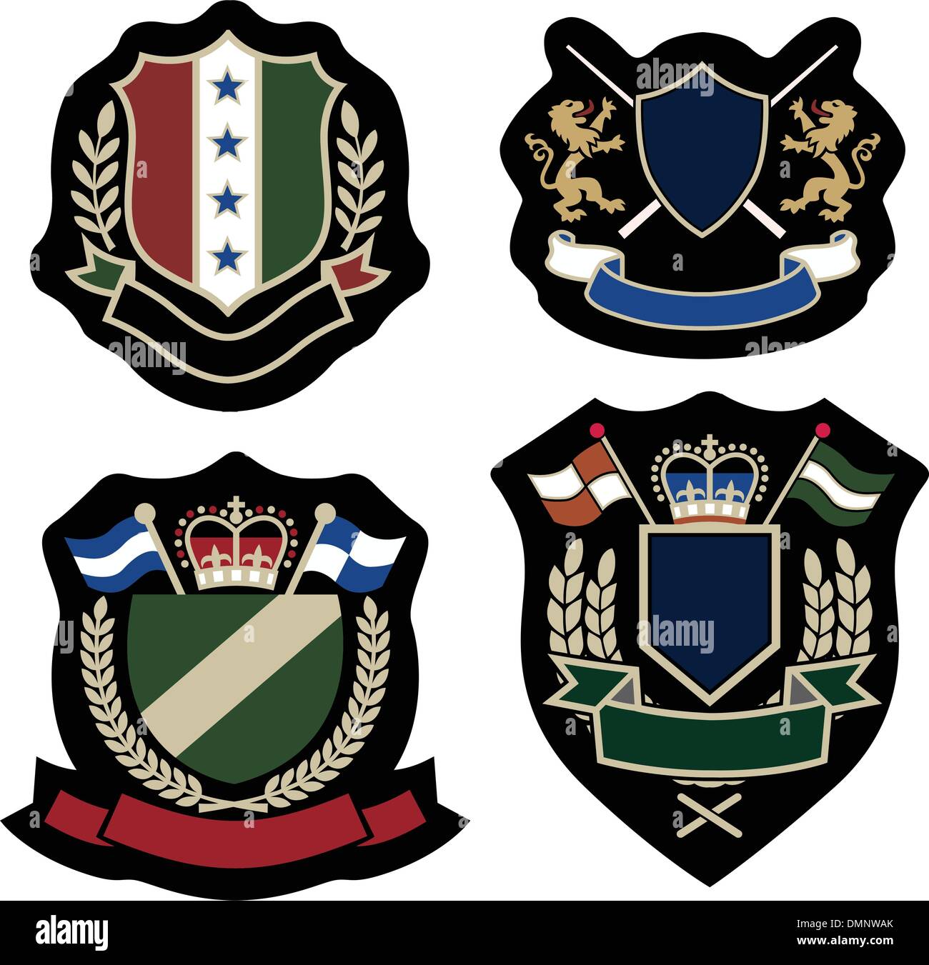 Royal insignia medallion hi-res stock photography and images - Alamy