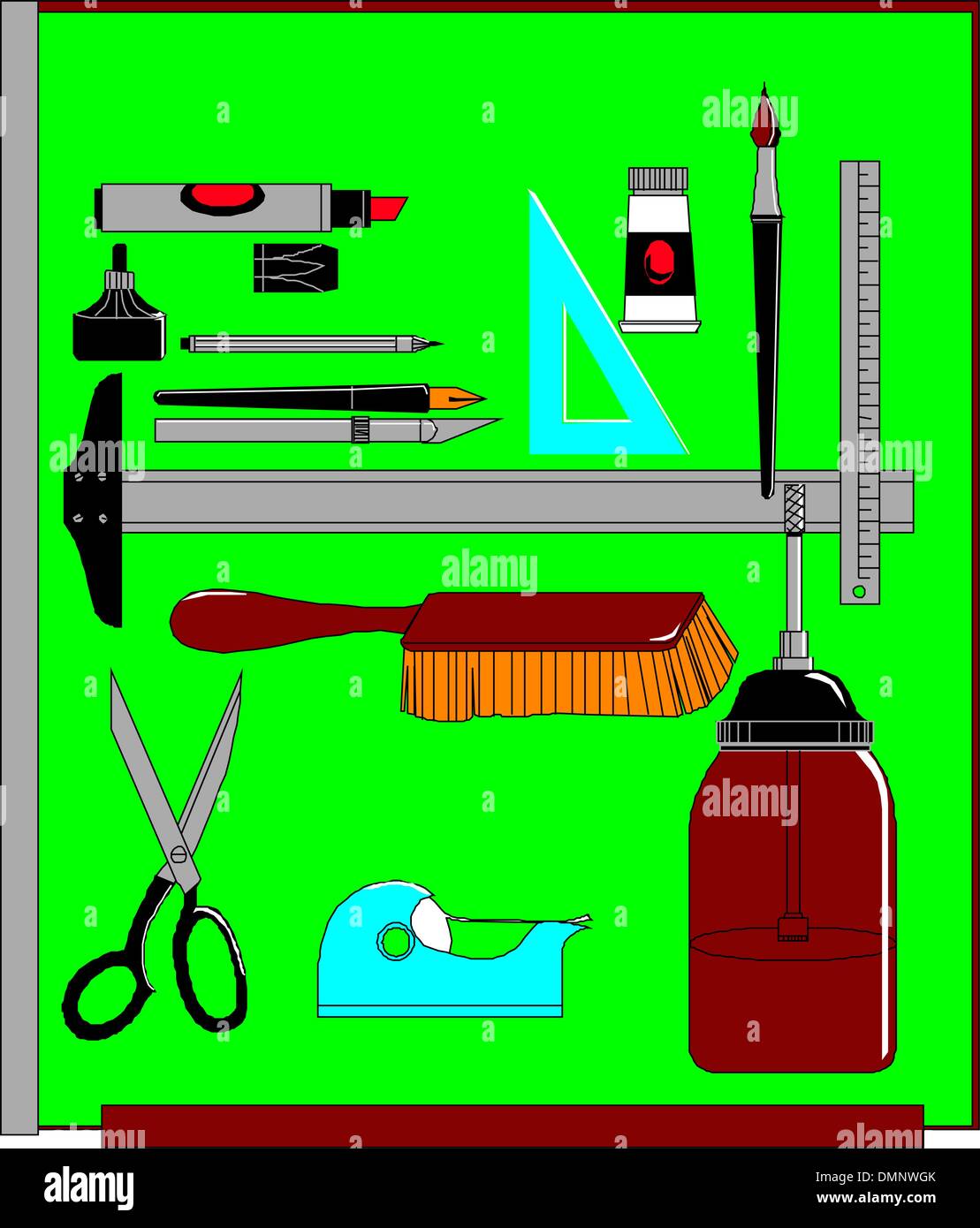 Punch tools Stock Vector Images - Alamy