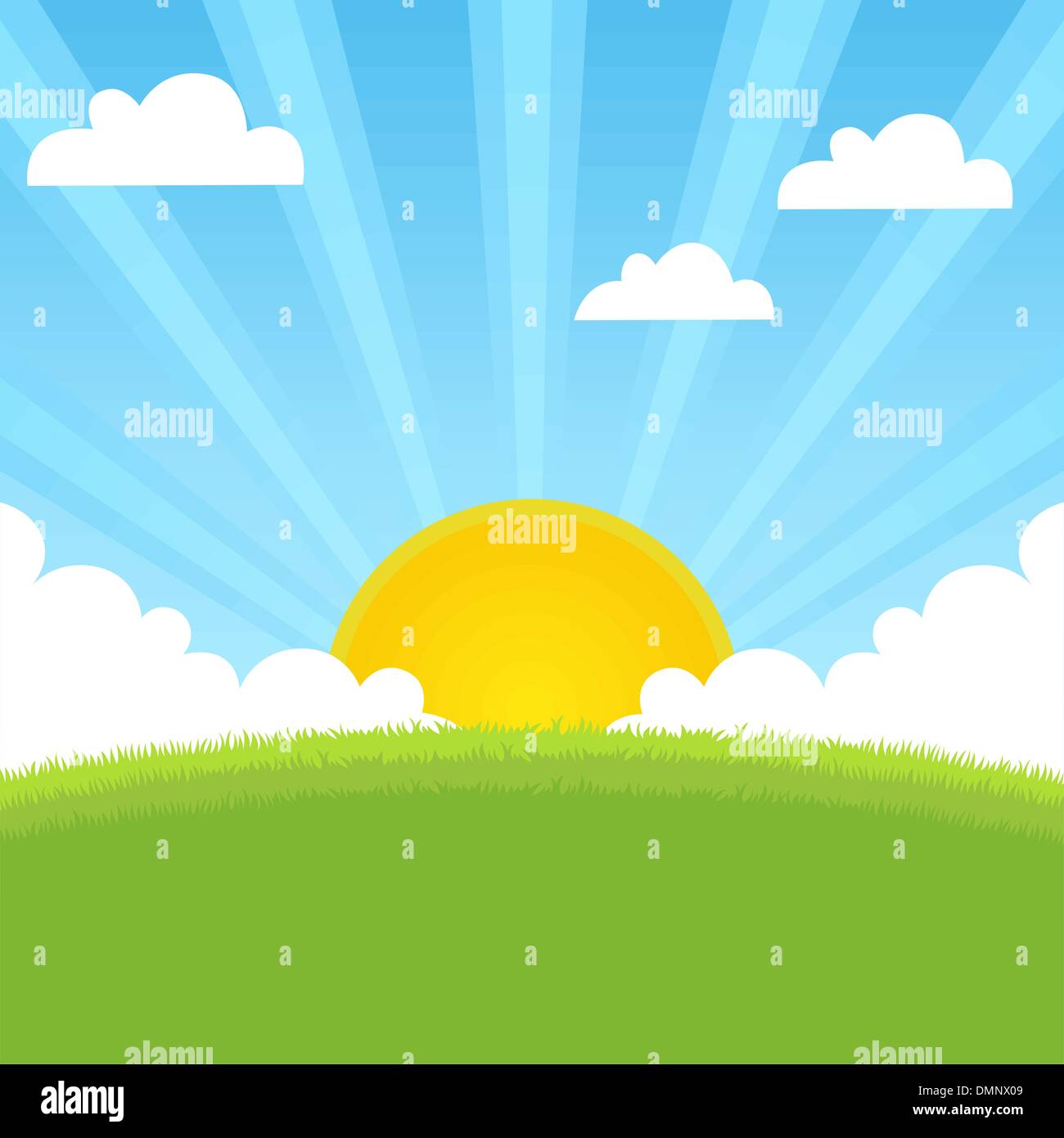 Sky landscape wallpaper Stock Vector Images - Alamy