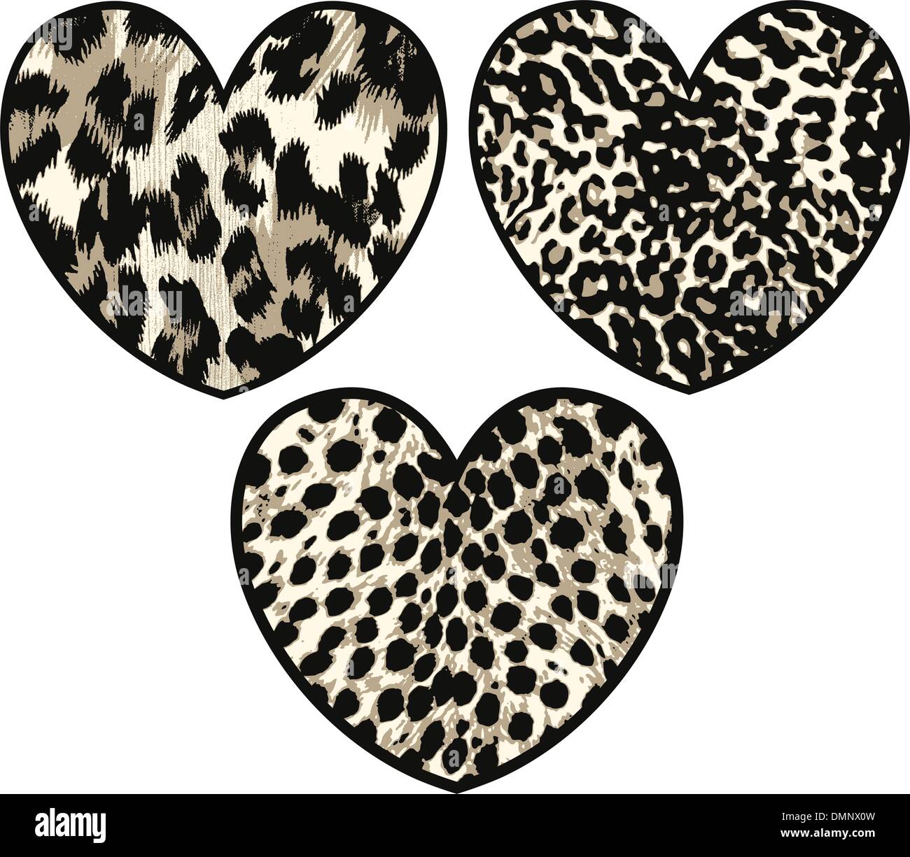 heart with animal skin Stock Vector Image & Art - Alamy
