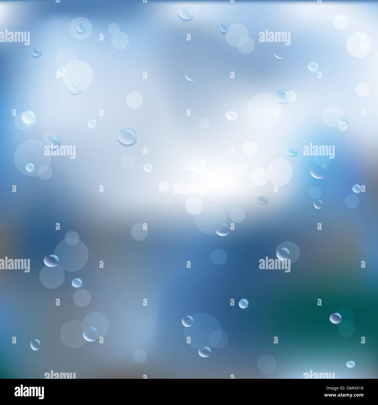 Blue abstract condensation water Stock Vector Images - Alamy