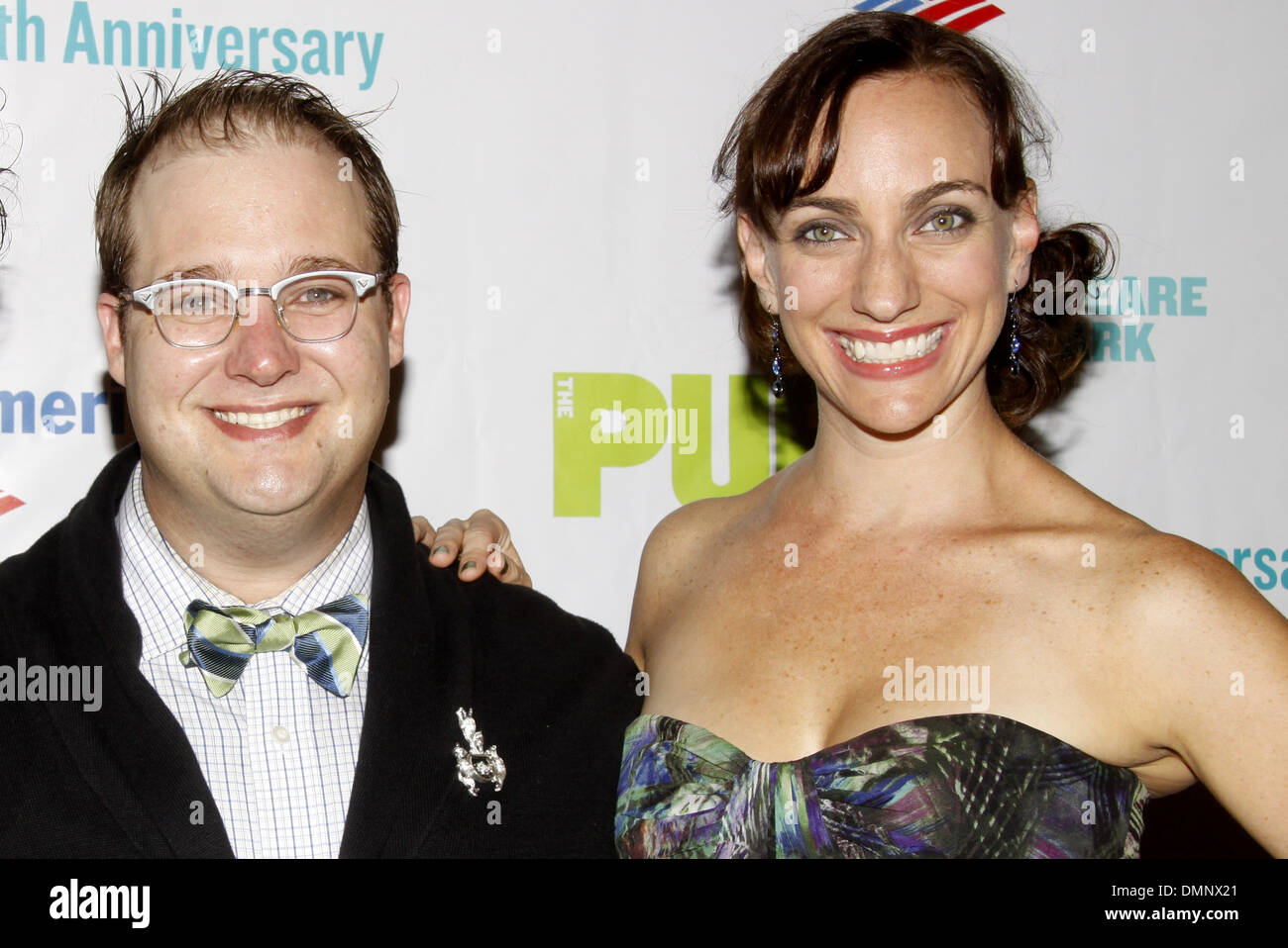 Josh Lamon and Laura Shoop Opening night after party for Public Theater ...