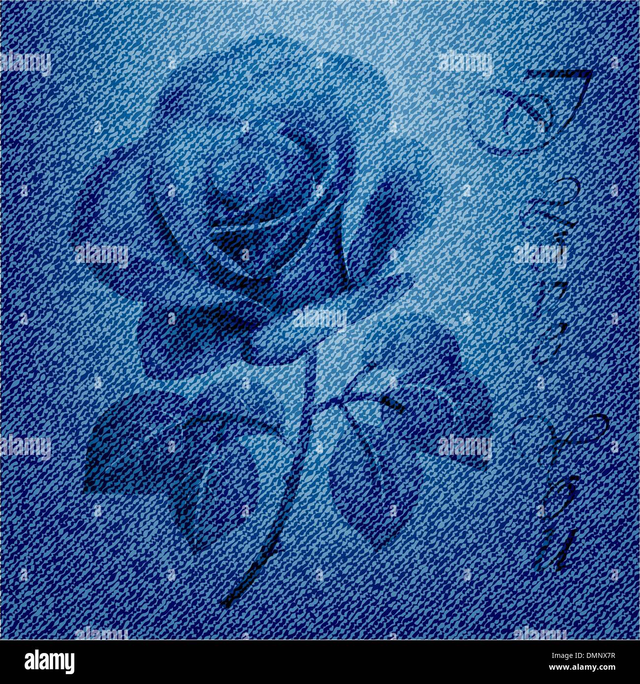 Rose on love Stock Vector Images - Alamy