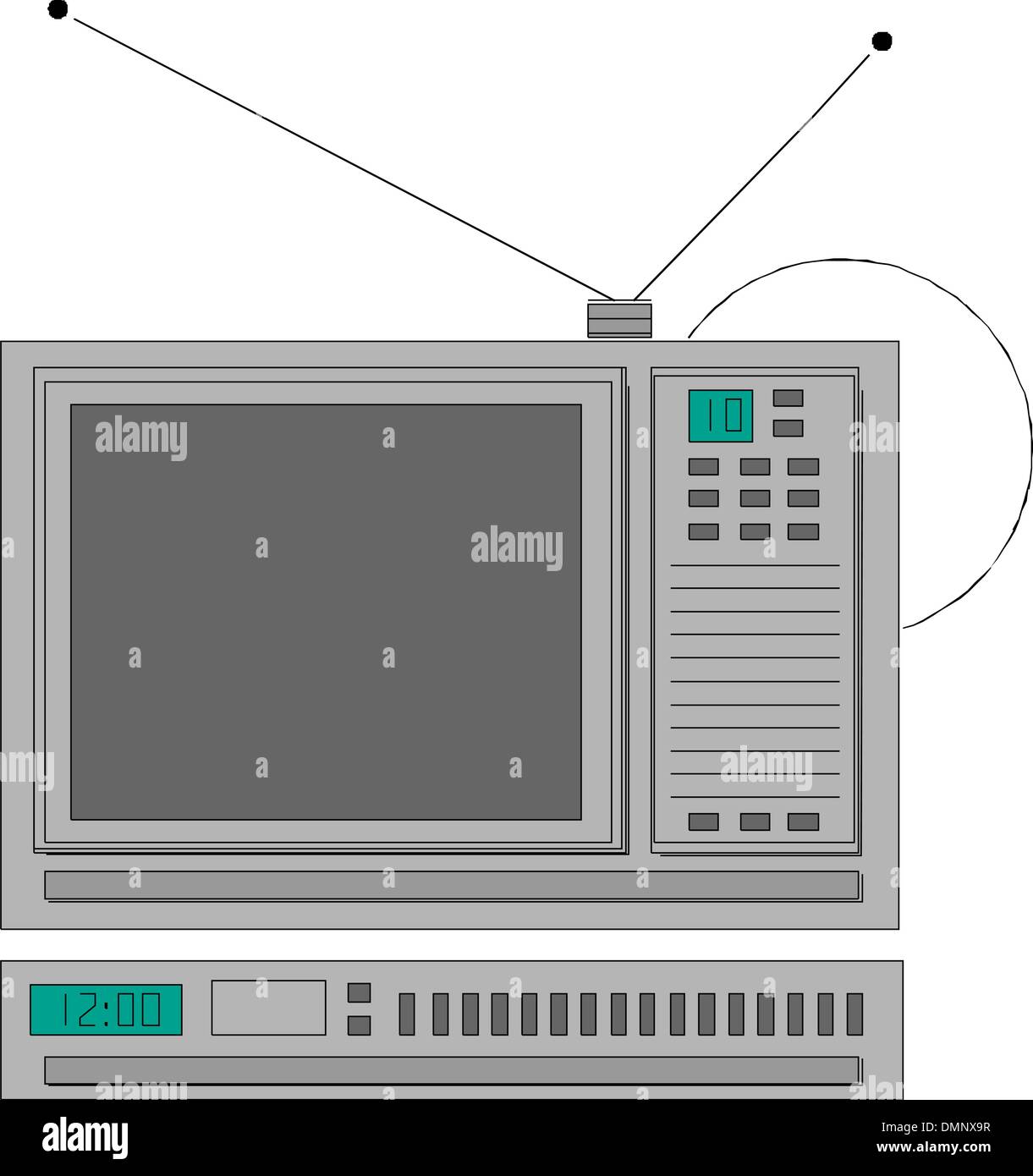 Cute tv icon hi-res stock photography and images - Alamy