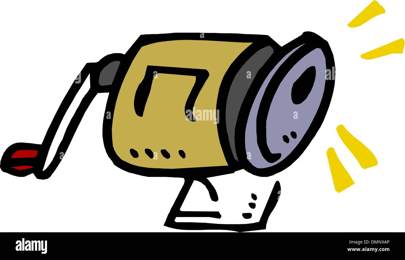 Cartoon pencil sharpener Stock Vector Images - Alamy