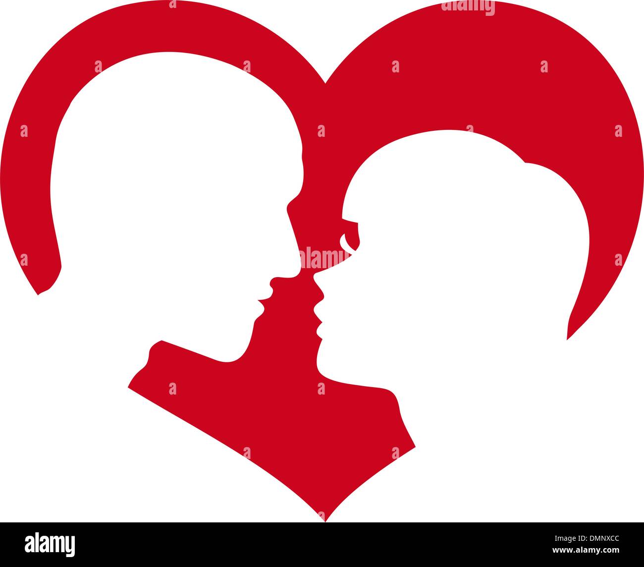 Woman profile silhouette not pregnant Stock Vector Images - Alamy