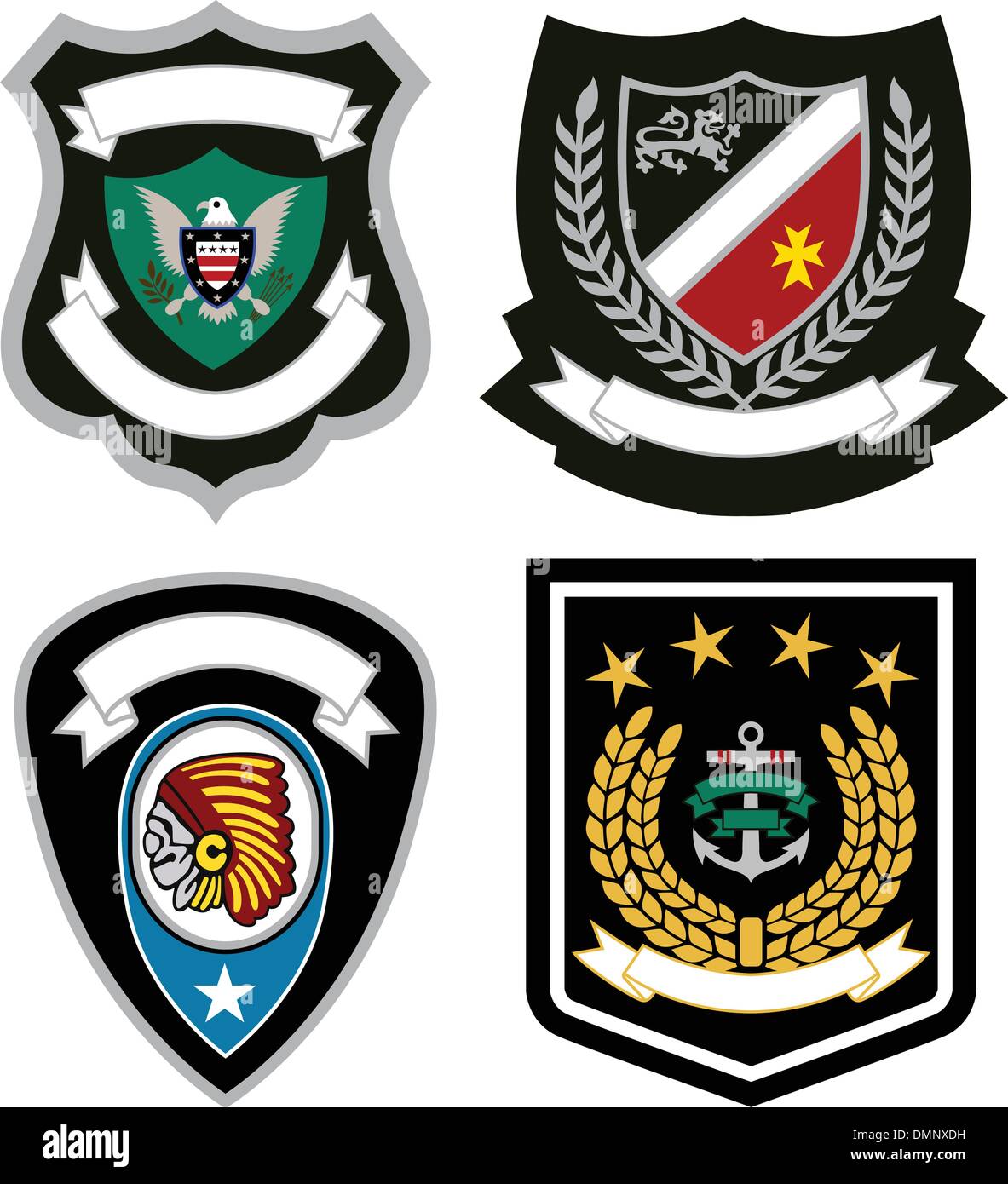 College emblem Stock Vector Images - Alamy