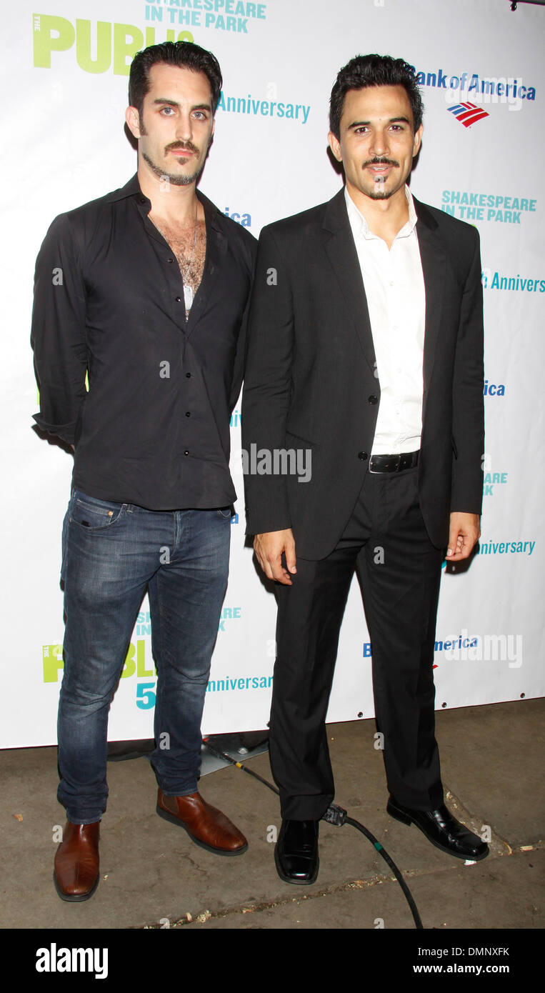 Cooper Grodin and Ivan Hernandez Opening night after party for Public ...