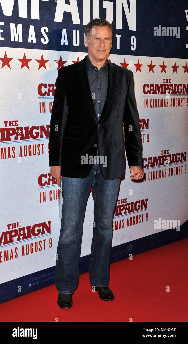 Will Ferrell at n premiere of 'The Campaign' held at Hoyts ...