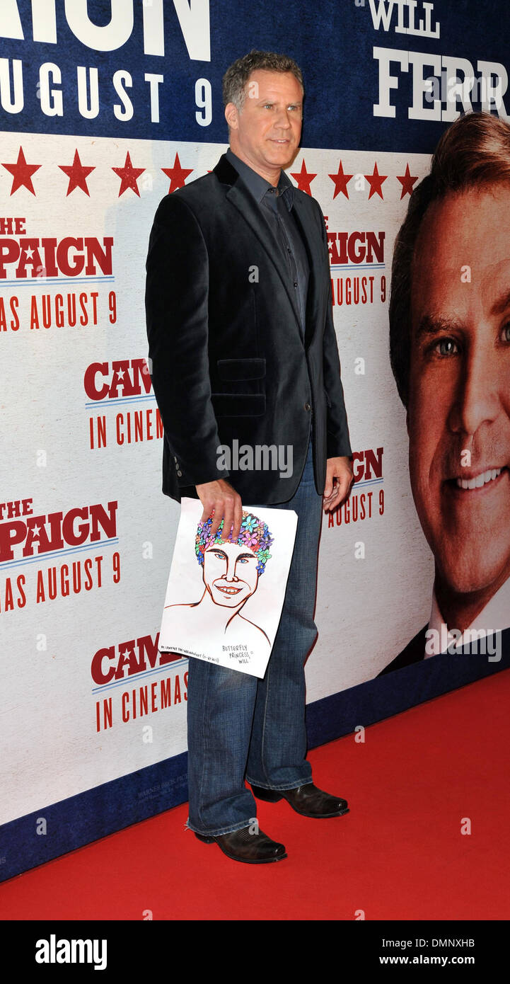 Will Ferrell at n premiere of 'The Campaign' held at Hoyts ...