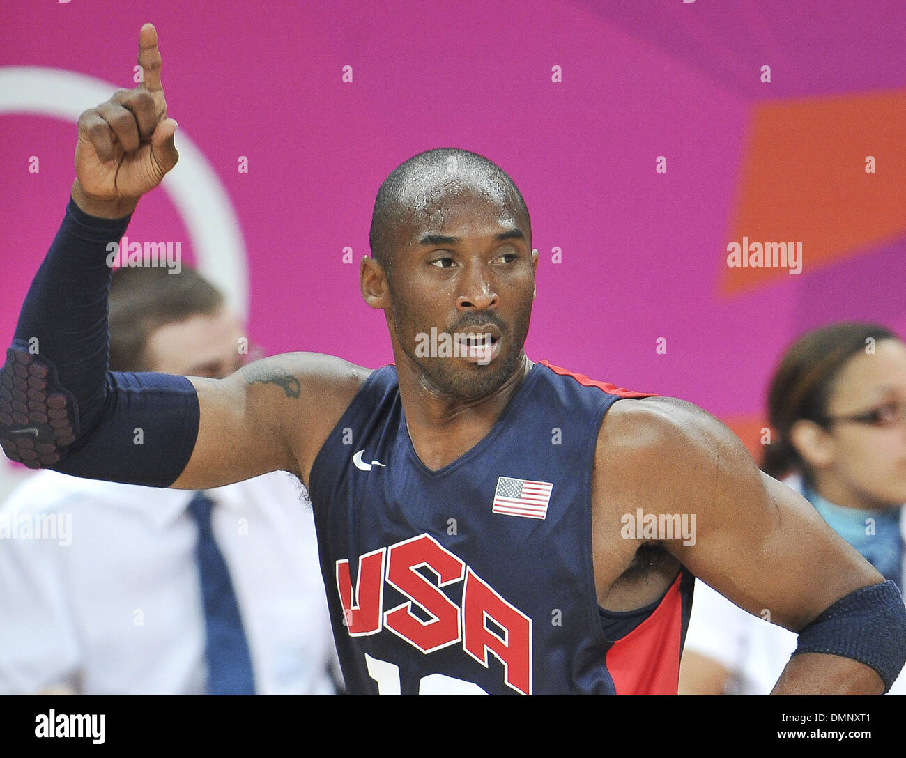 Jeux Olympiques a londres 2012 - Basket Etas-Unis -Argentine - Kobe ...