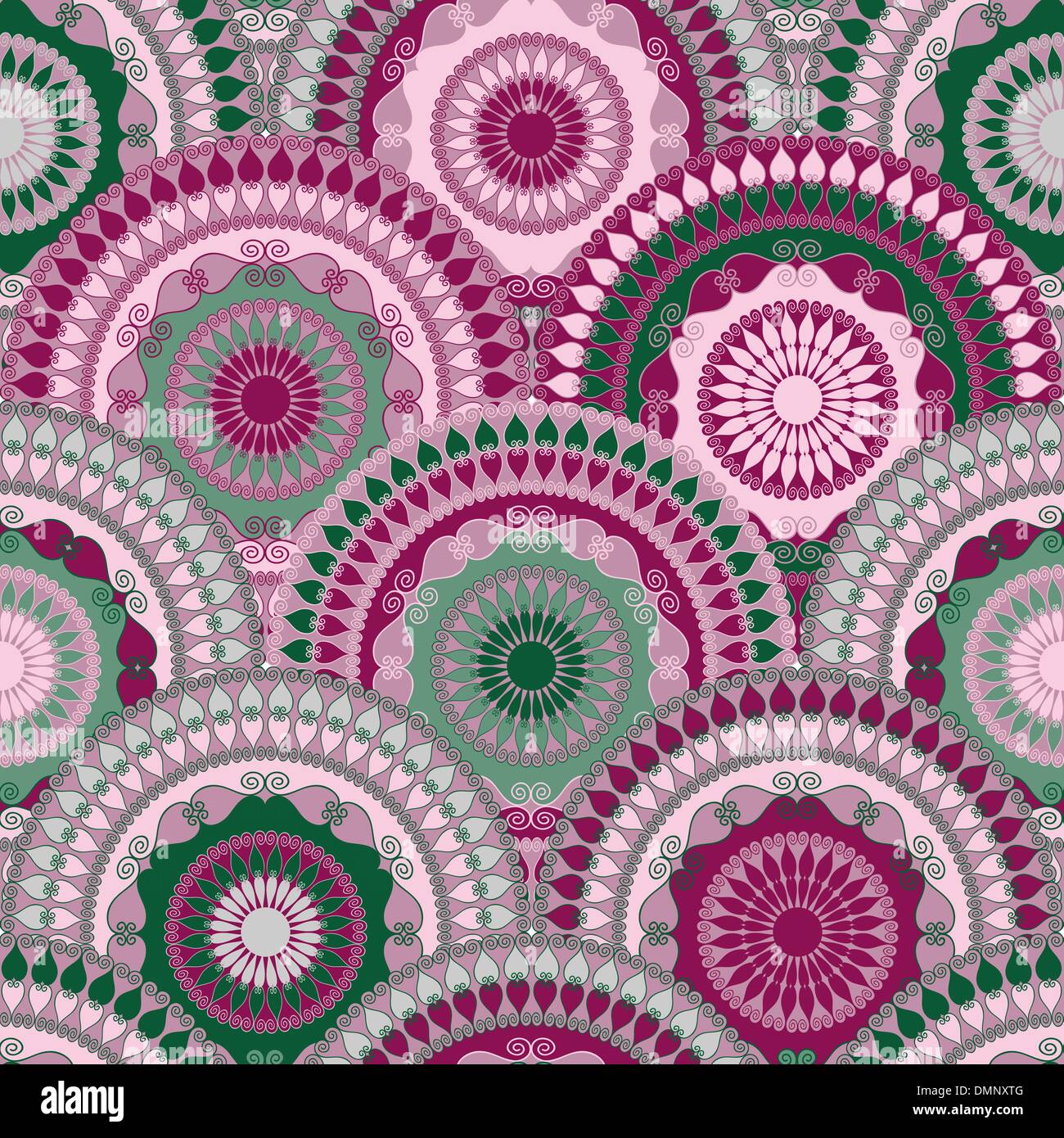 Vintage seamless colorful pattern Stock Vector Images - Alamy