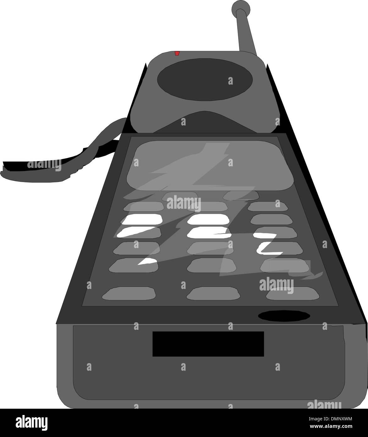 Old mobile phone Stock Vector Images - Alamy