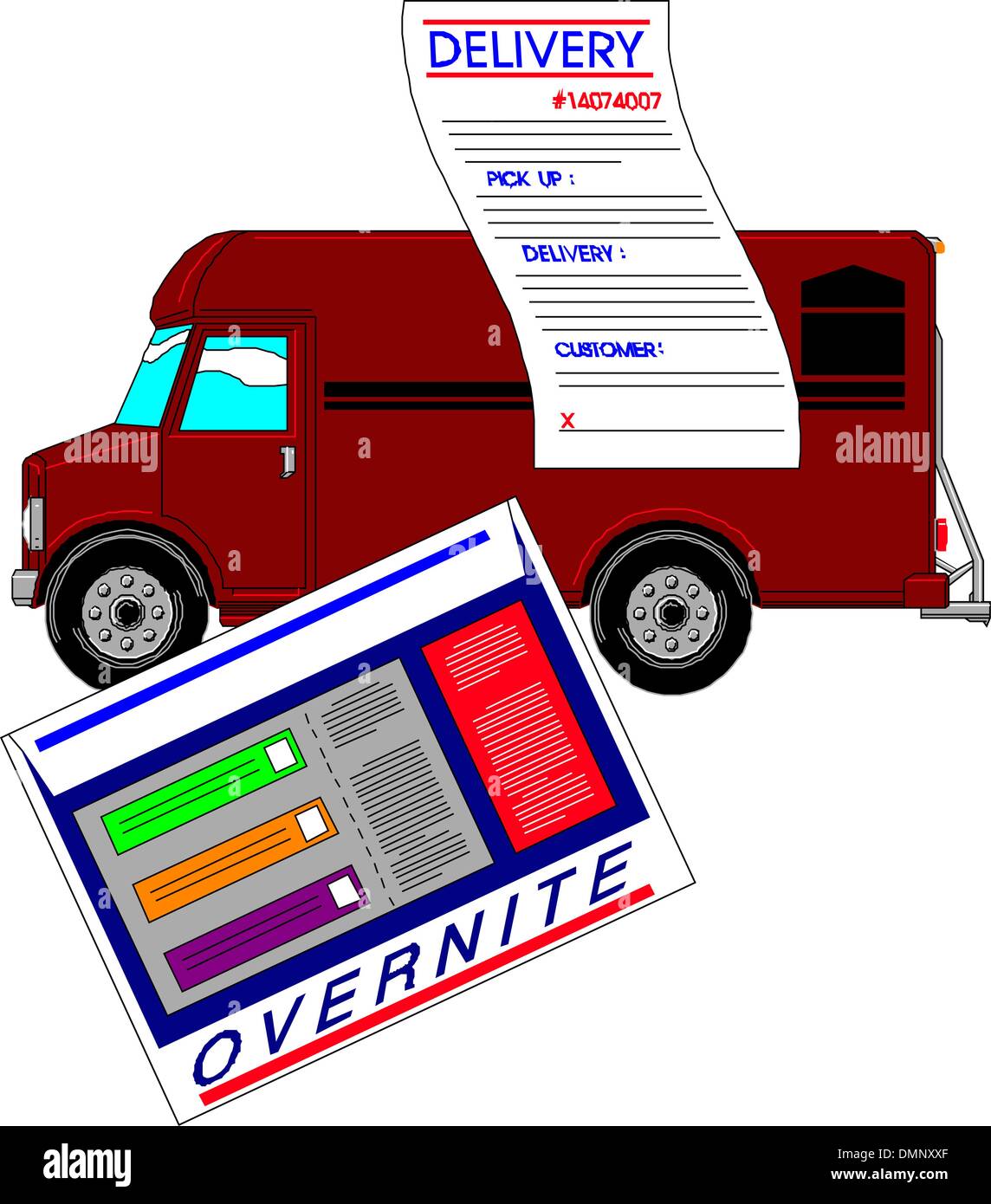 Delivery fee Stock Vector Images - Alamy