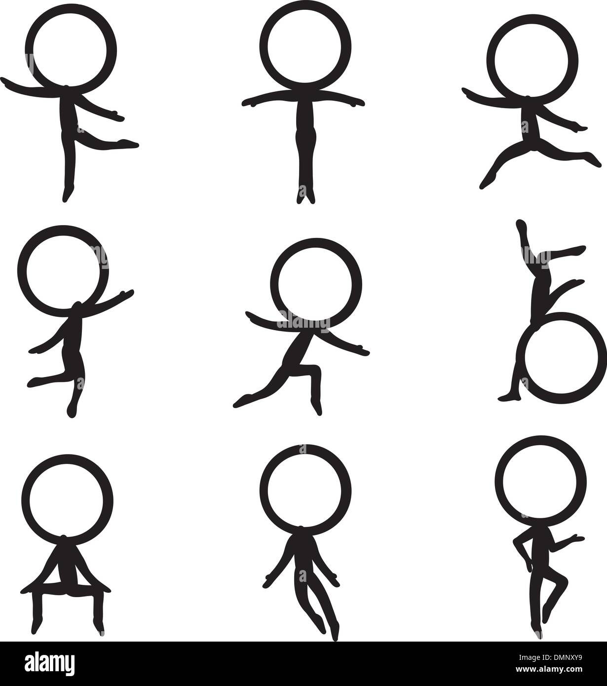 Different poses hi-res stock photography and images - Alamy