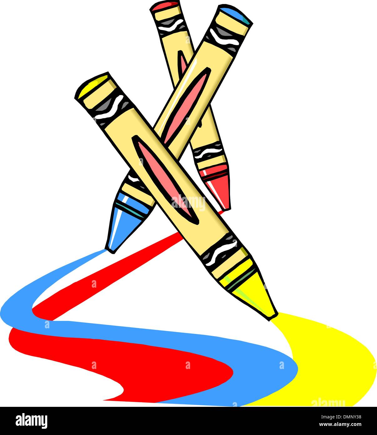 Crayons art Stock Vector Images - Alamy