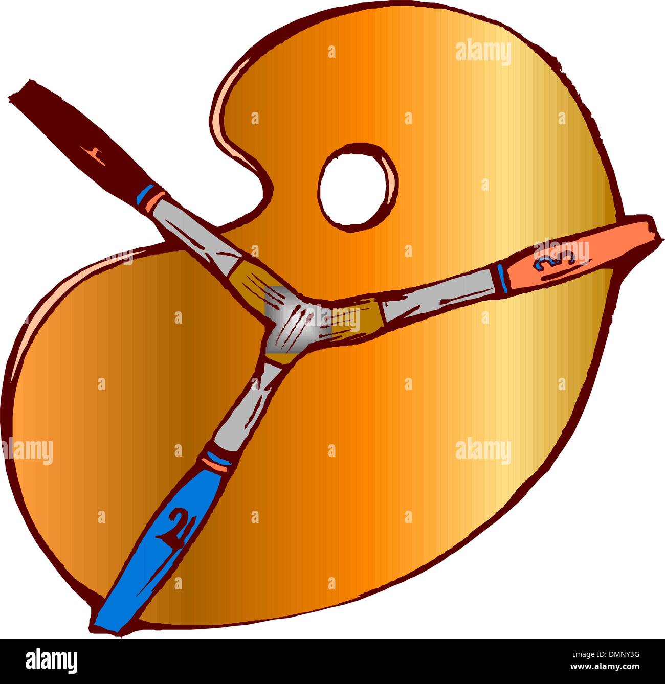 Red tempera Stock Vector Images - Alamy