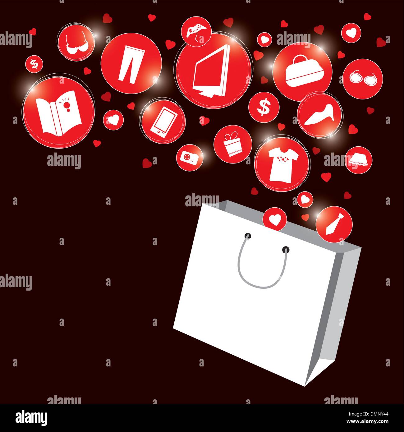 Banner paper bag day Stock Vector Images - Alamy