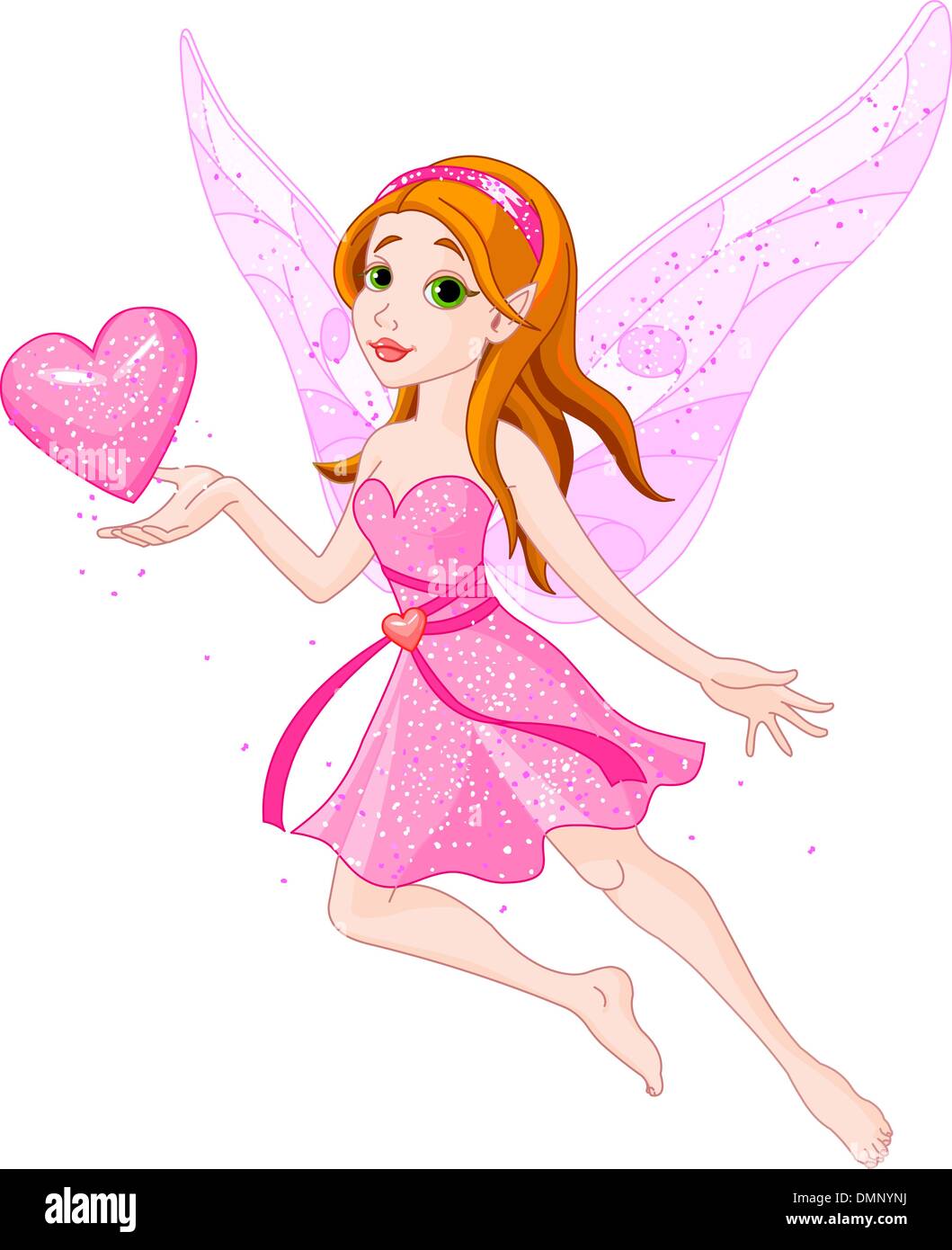 Valentine fairy Stock Vector Images - Alamy