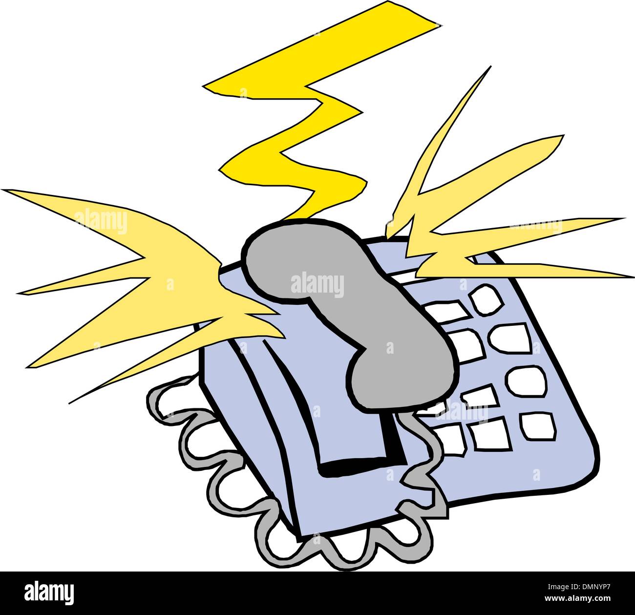 Close up telephone display Stock Vector Images - Alamy