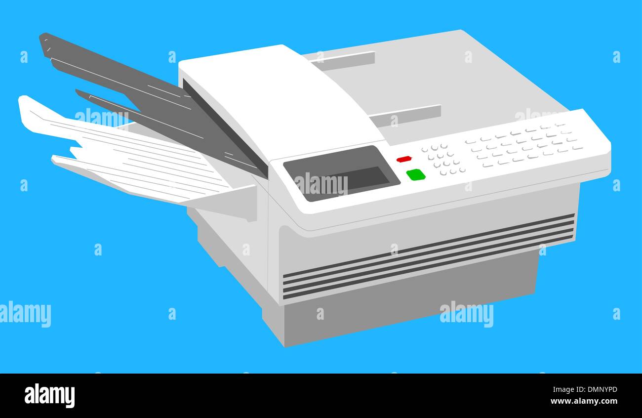 Cable printer Stock Vector Images - Alamy