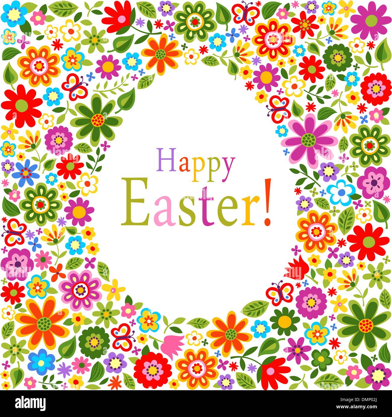 Easter flower bloom Stock Vector Images - Alamy