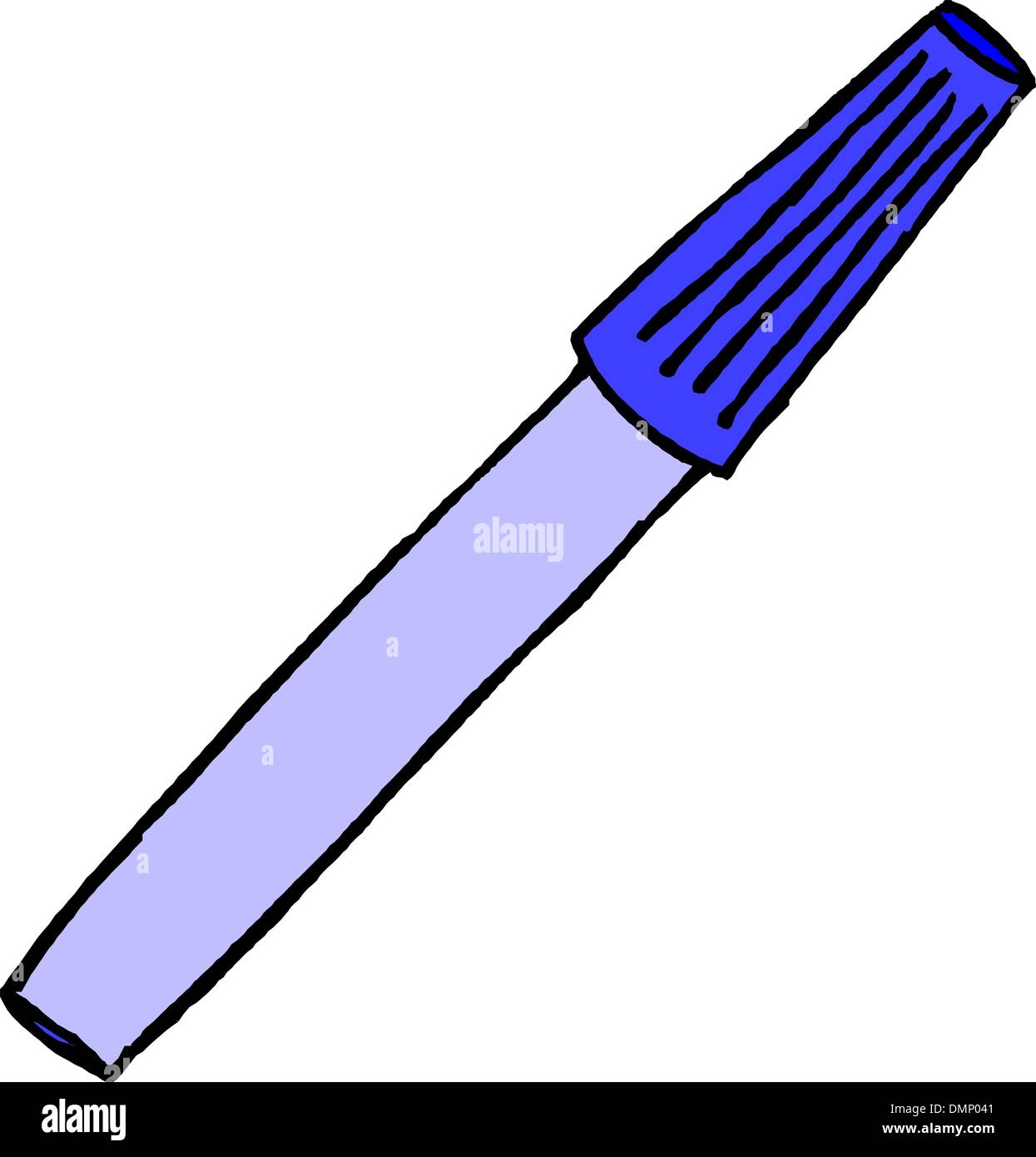 Bright pink marker isolated Stock Vector Images - Alamy