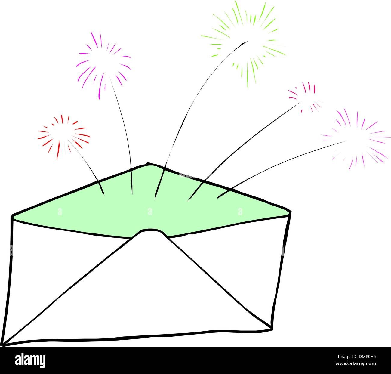 Post envelope Stock Vector Images - Alamy