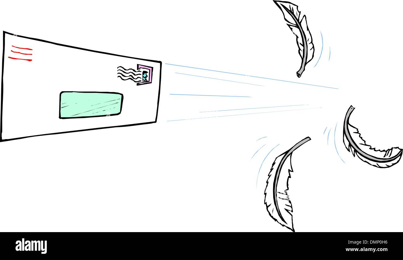 Post envelope Stock Vector Images - Alamy