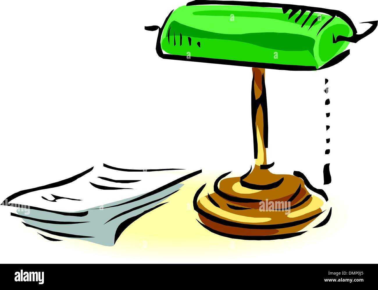 Bedroom table lamp color Stock Vector Images - Alamy