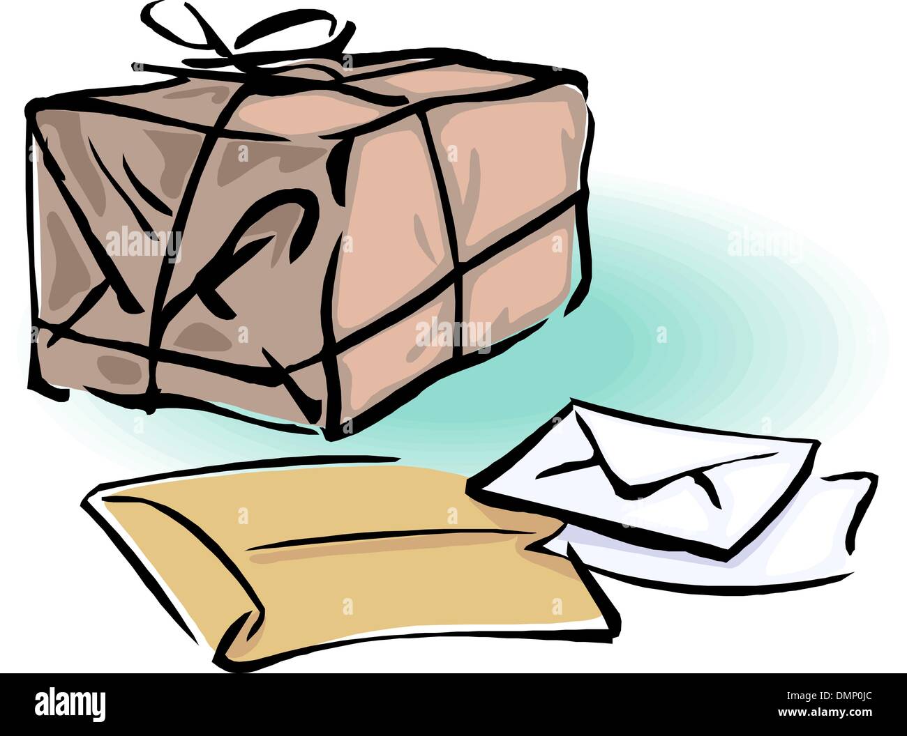 Old vintage post box Stock Vector Images - Alamy