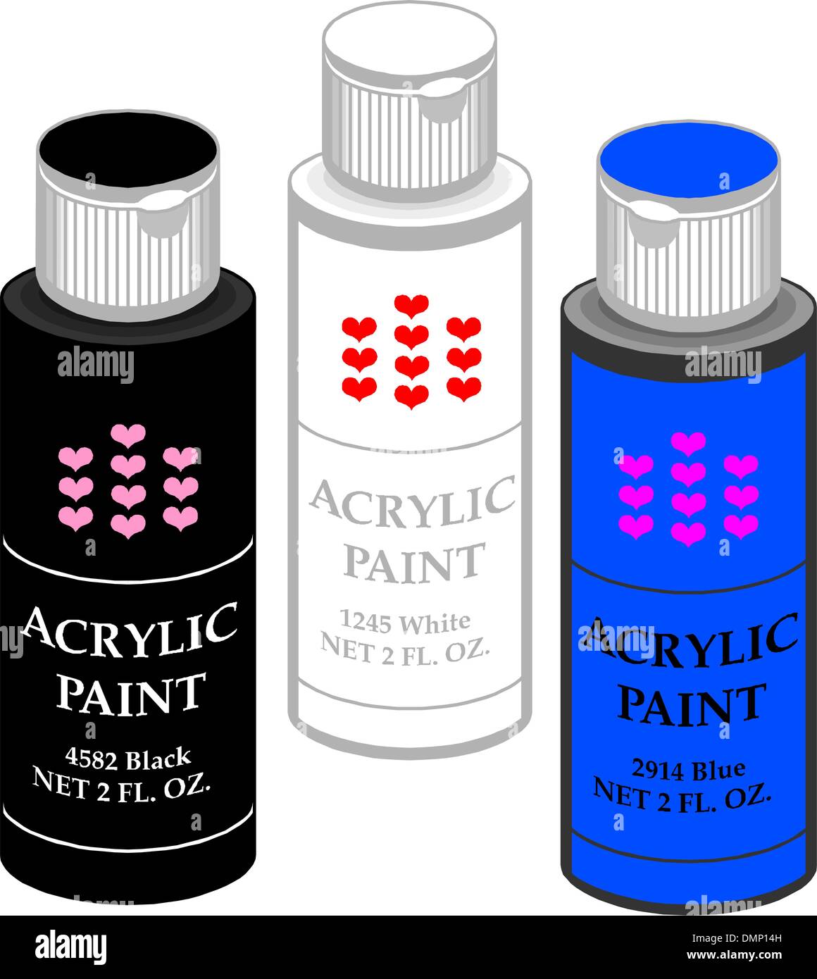 Acrilic paint Stock Vector Images - Alamy