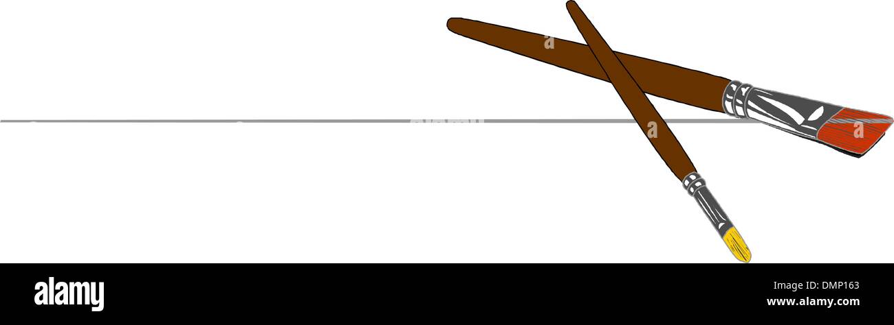 Back brushes Stock Vector Images - Alamy