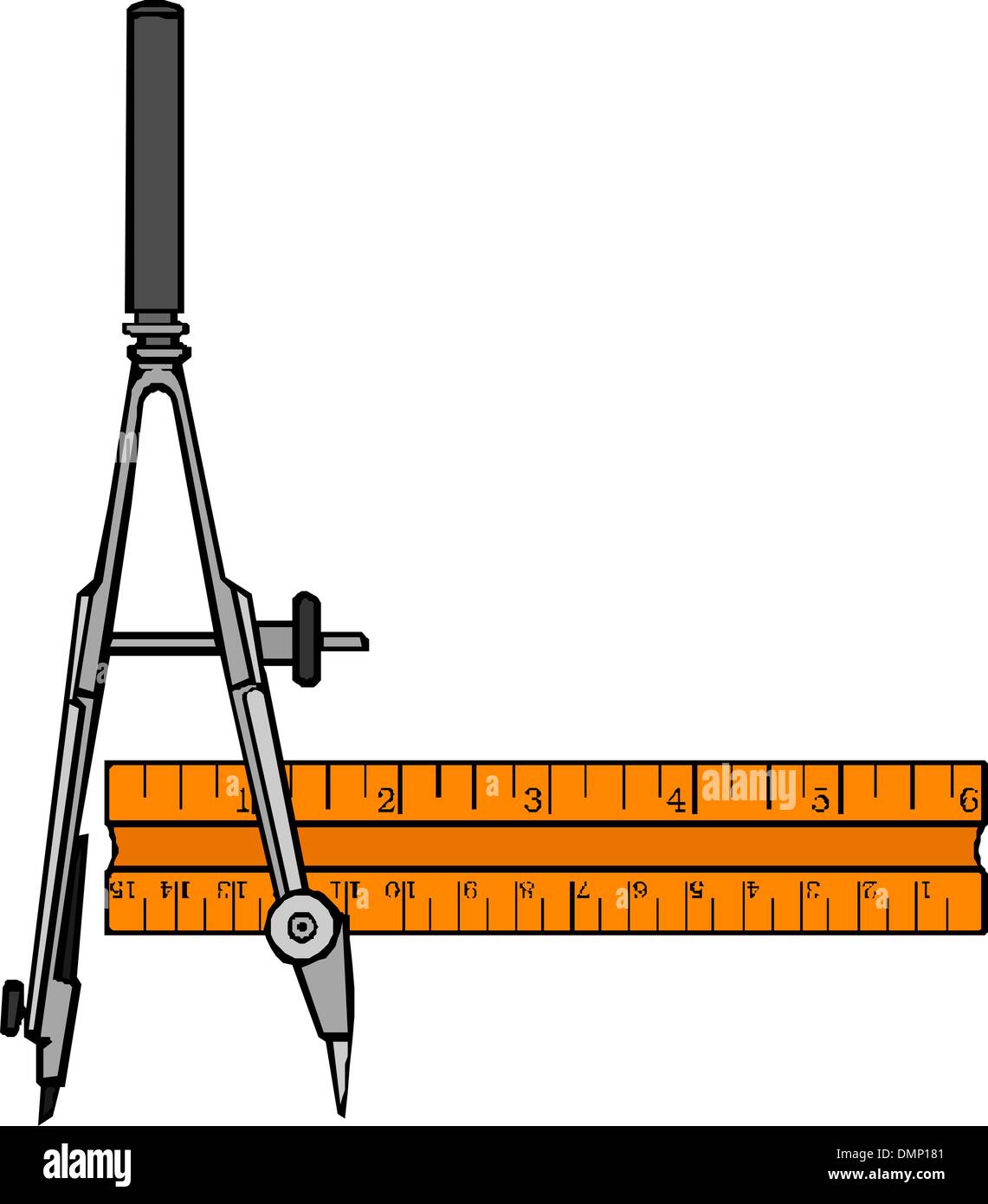 Ruler drawing hi-res stock photography and images - Alamy