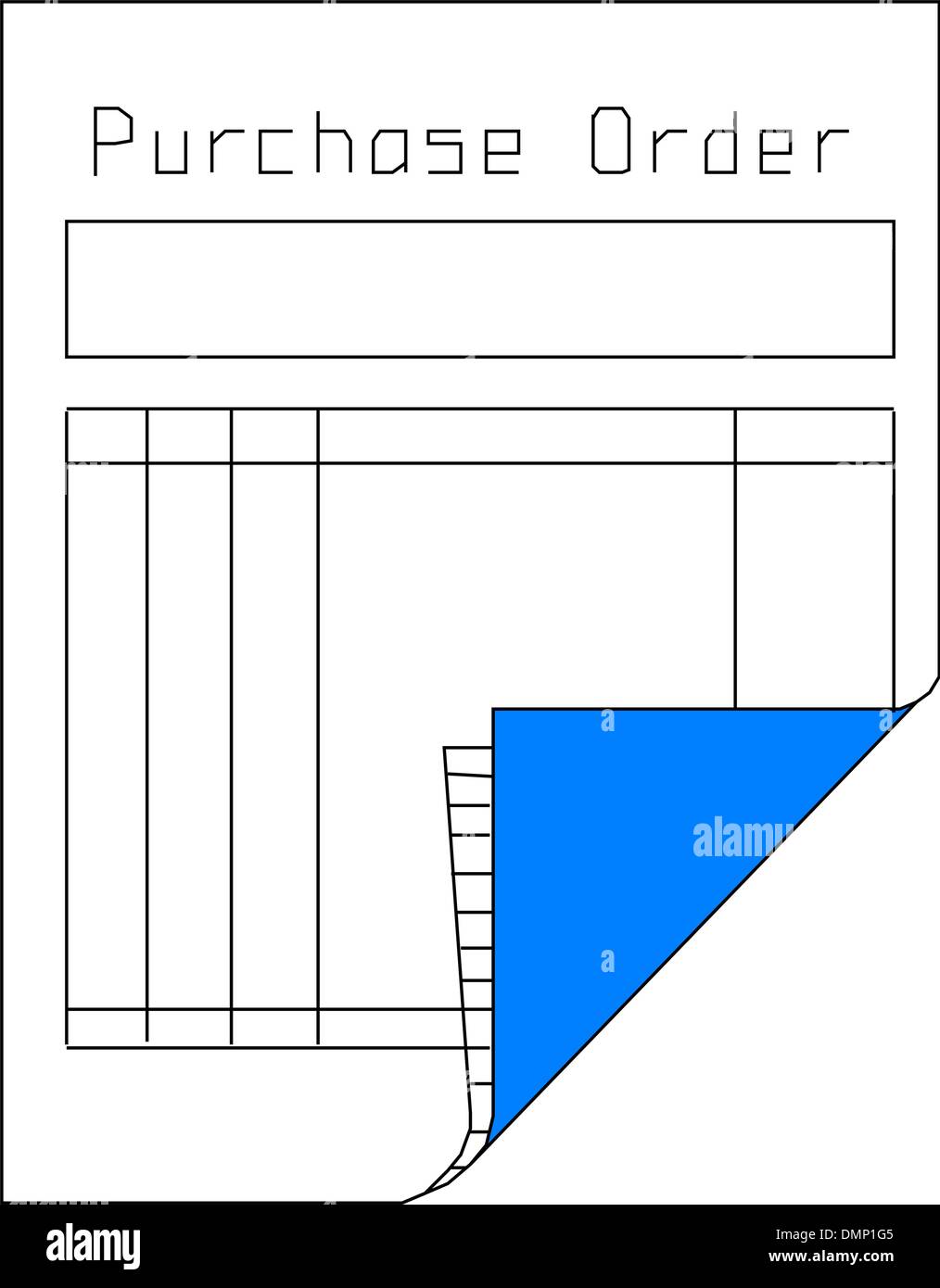 Purchase order number Stock Vector Images - Alamy
