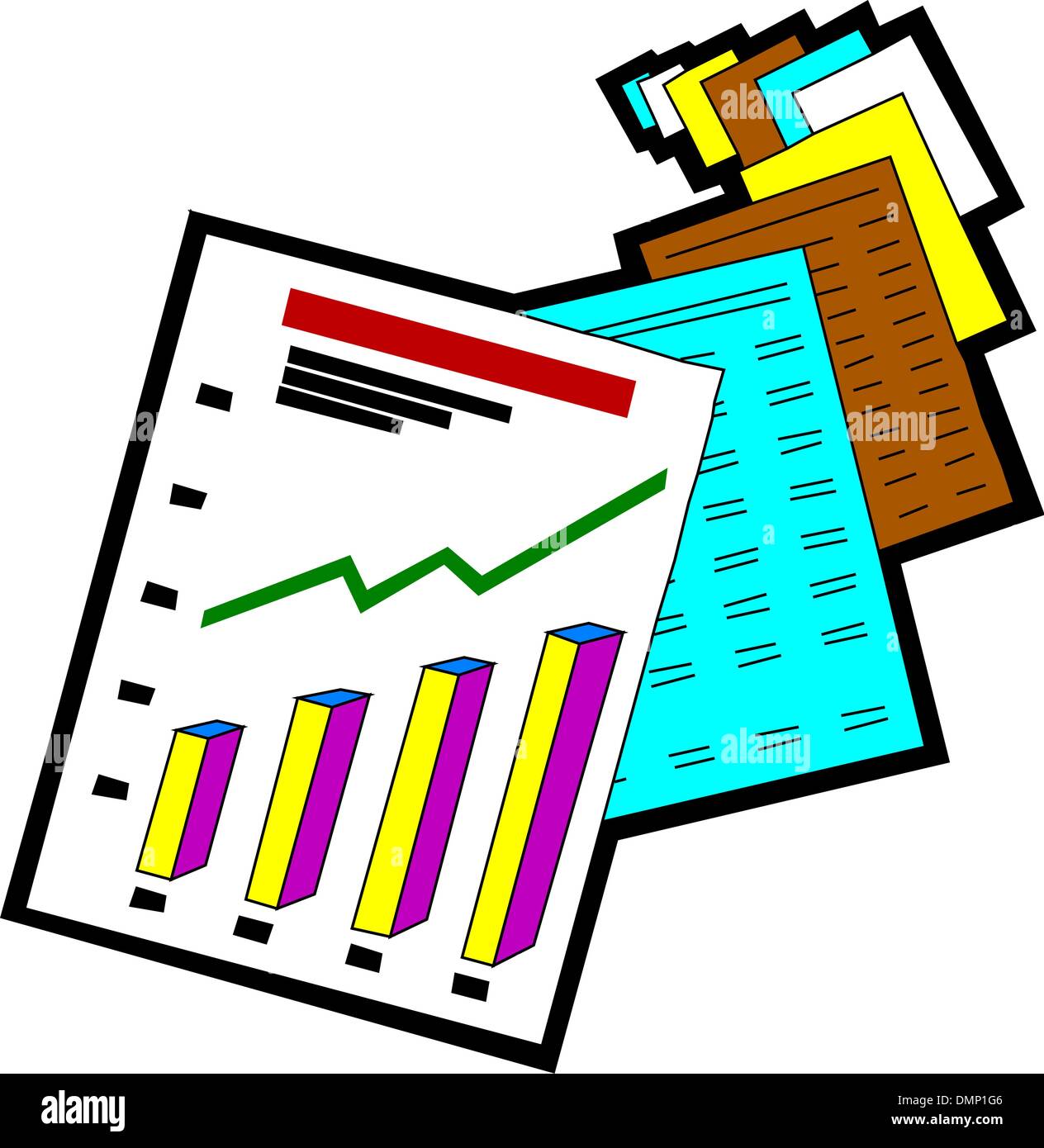 Graphs charts data analysis Stock Vector Images - Alamy