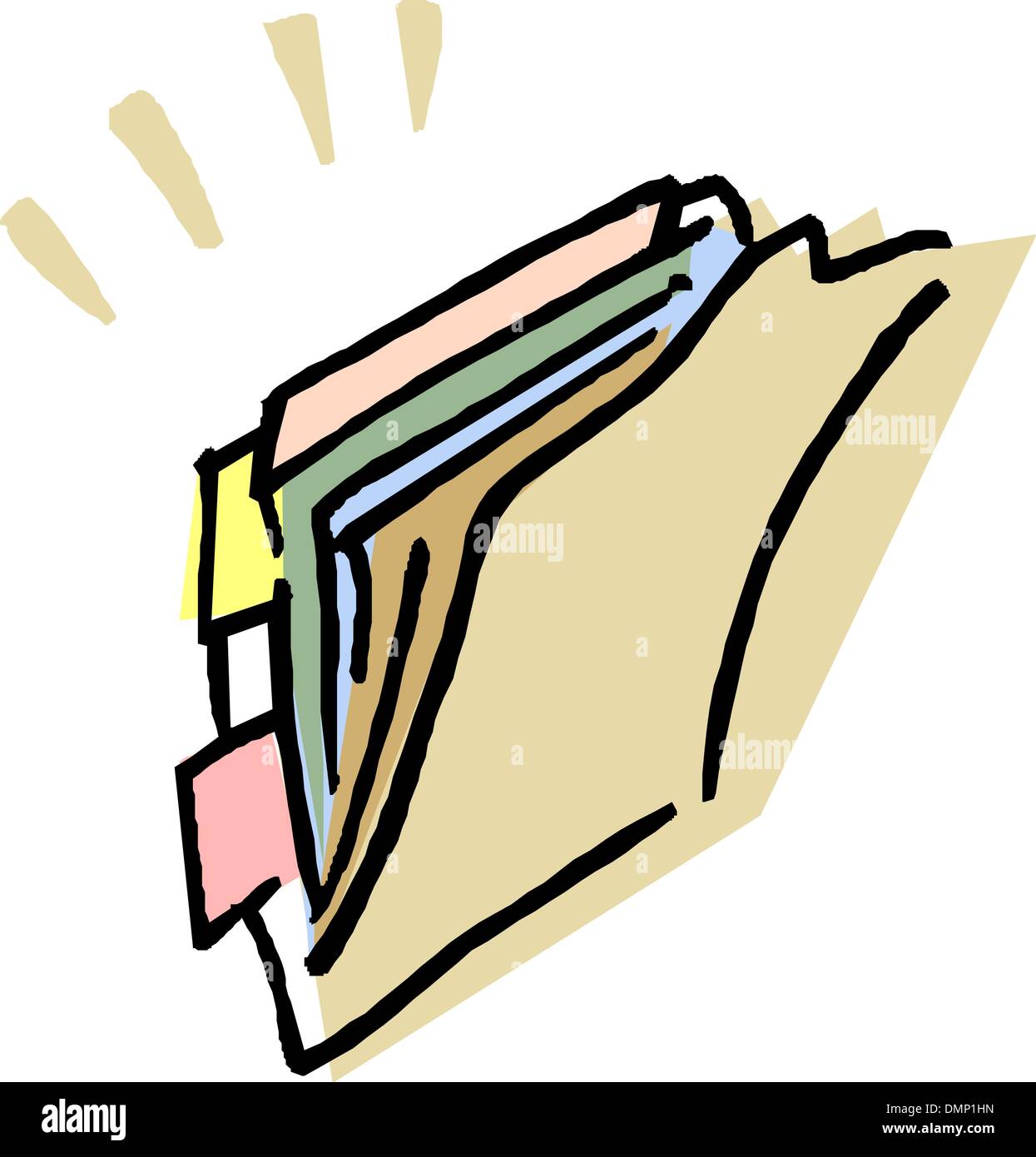 Folder stack Stock Vector Images - Alamy