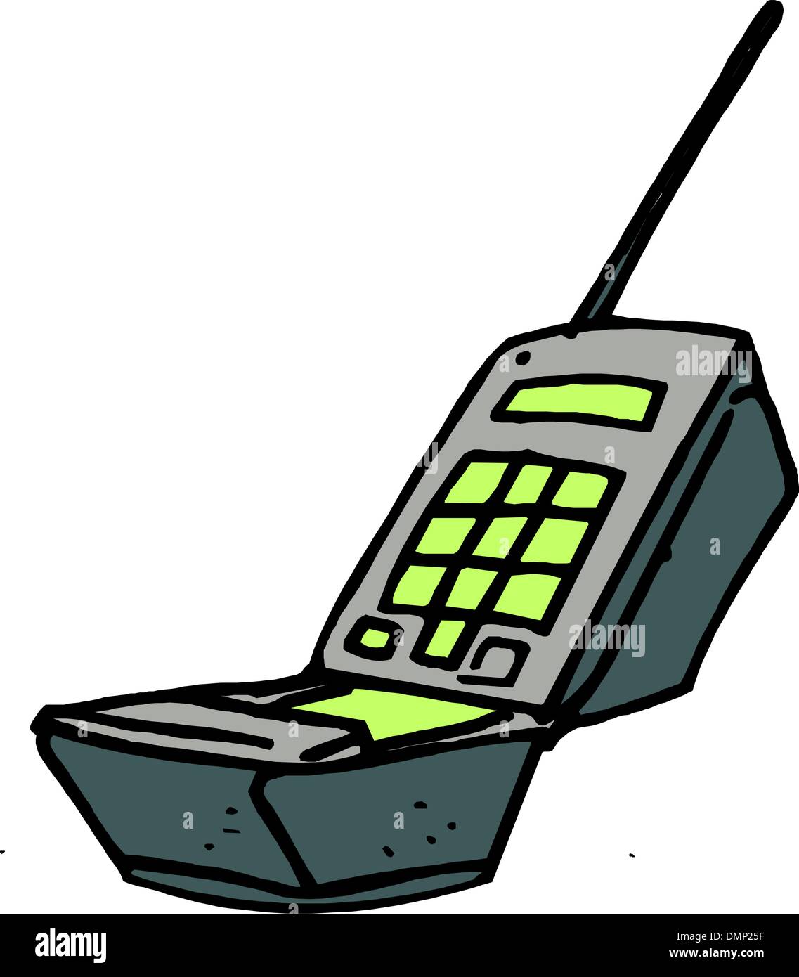 Cordless telephone not people Stock Vector Images - Alamy