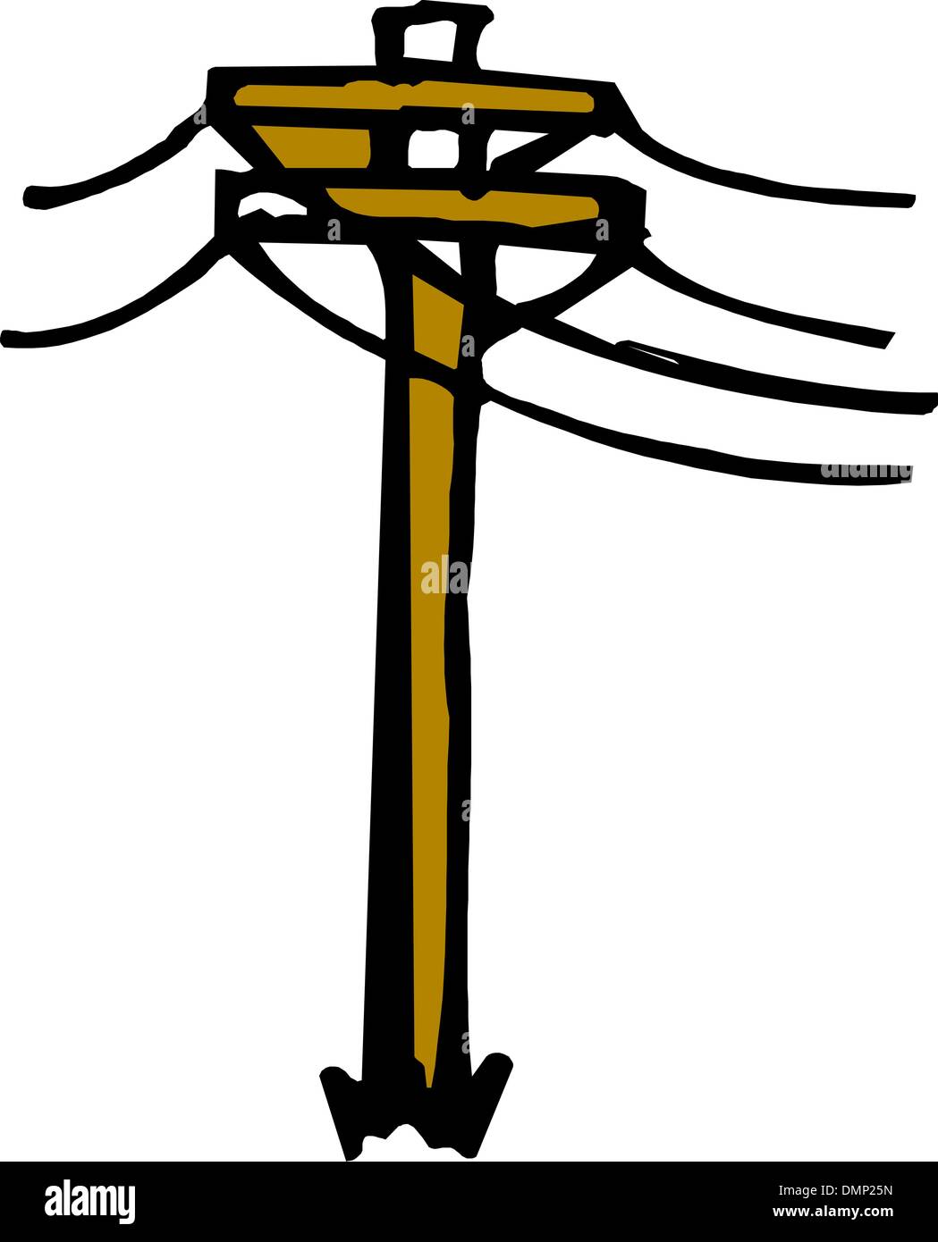 Power distribution pylon Stock Vector Images - Alamy