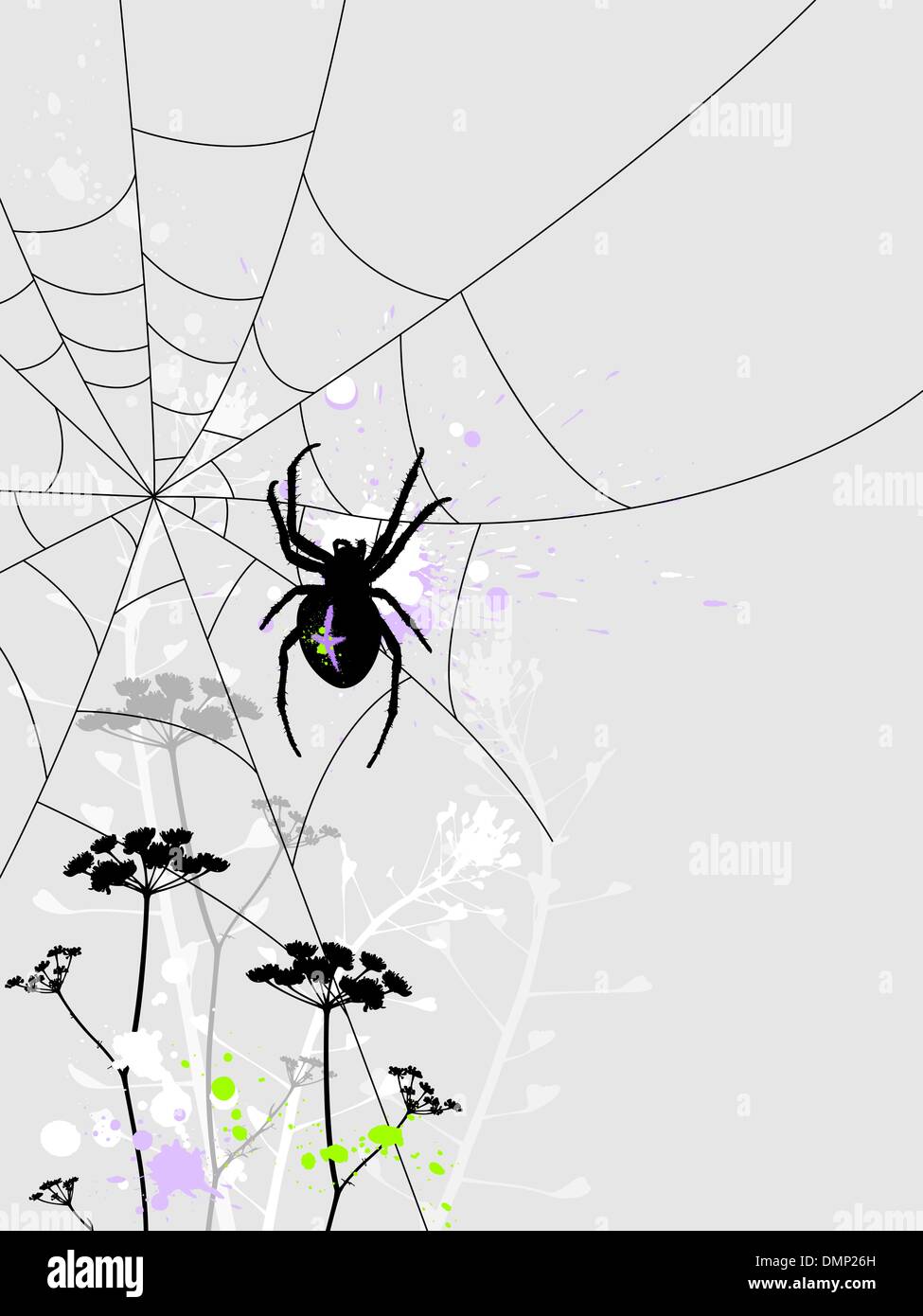 Background with spider Stock Vector Image & Art - Alamy
