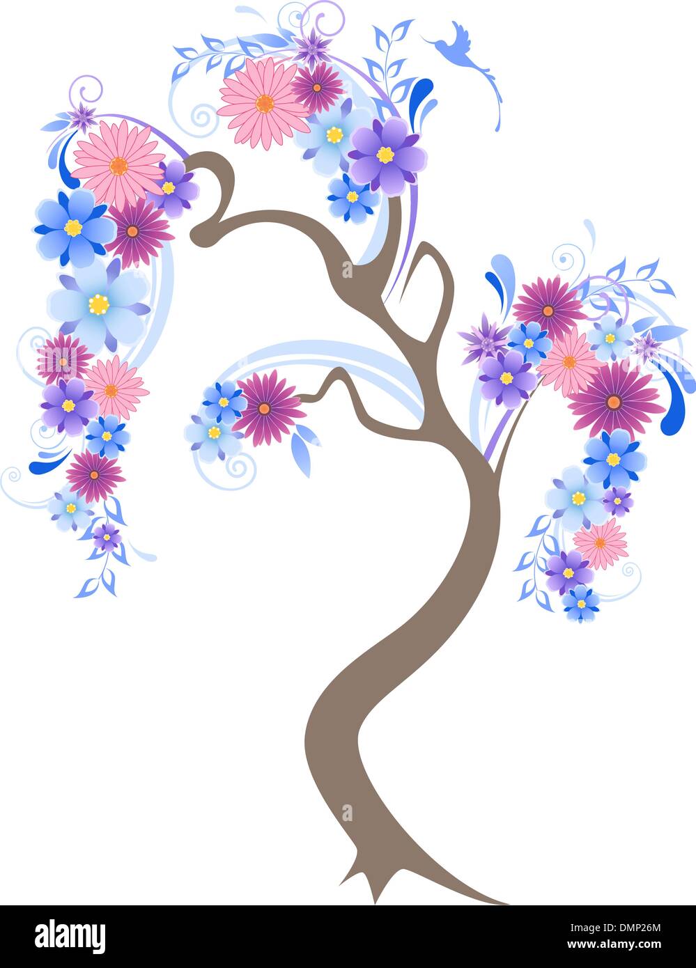 Flowering vectors hi-res stock photography and images - Alamy