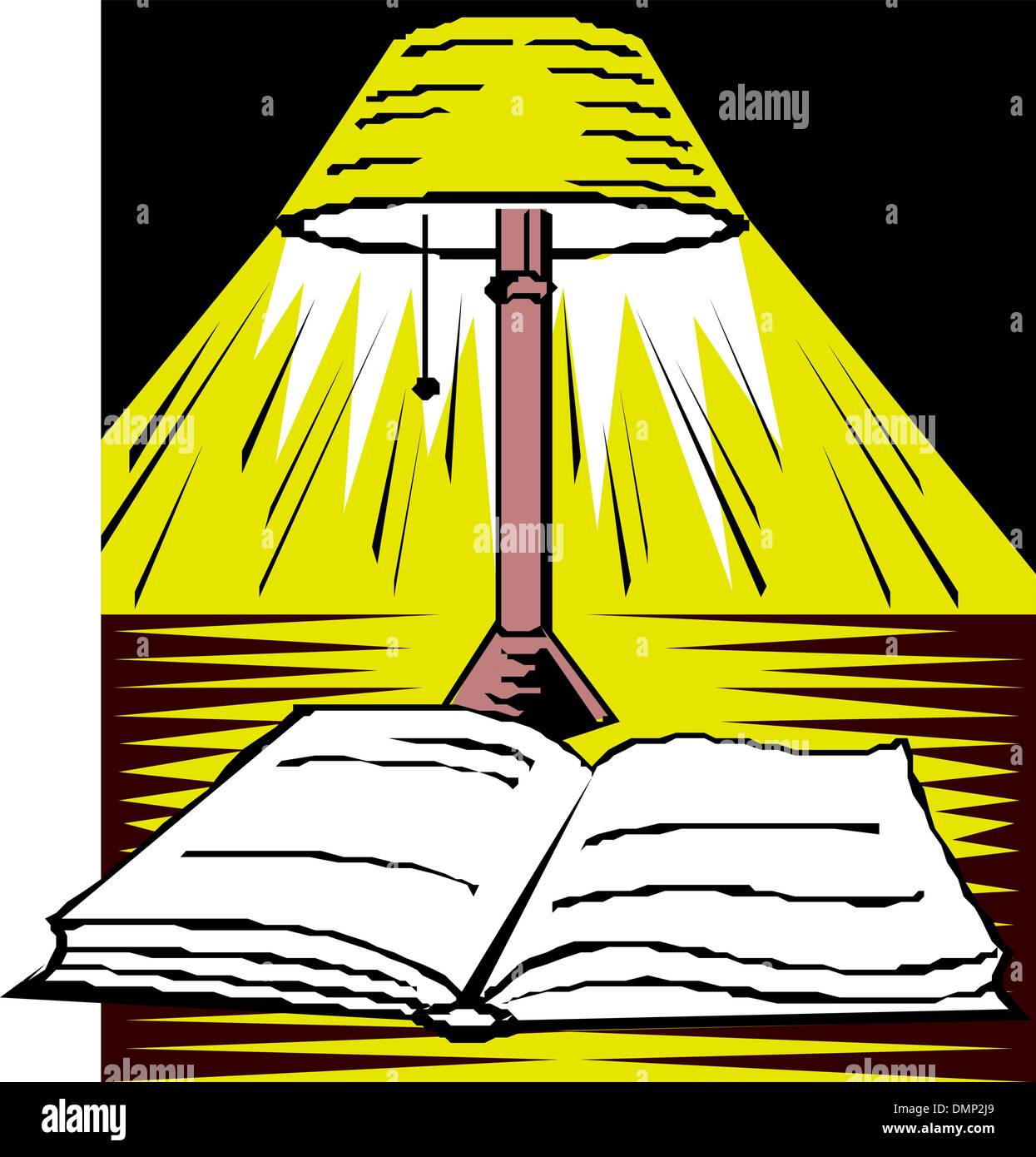 Home vintage table lamp Stock Vector Images - Alamy