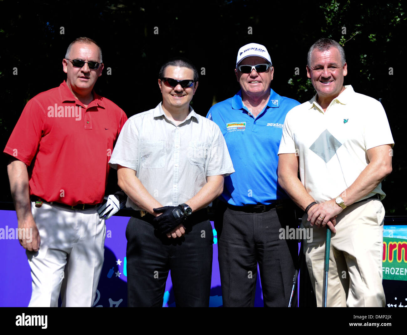 Mike Proctor and guests Farmfoods British Par Three competition being ...