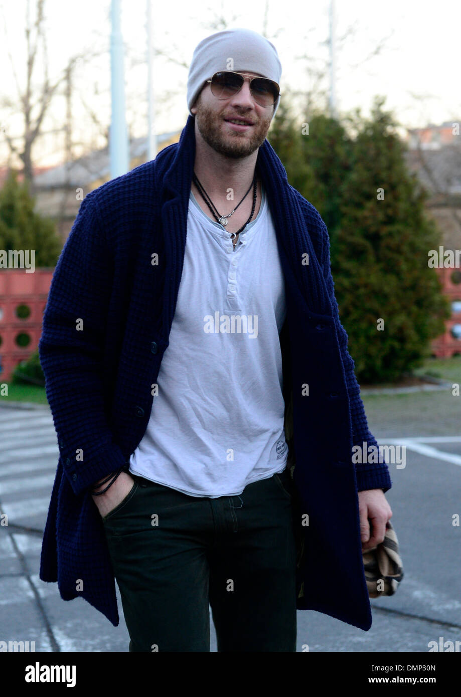 Jiri Novotny arrives to national ice hockey team meeting in Prague ...