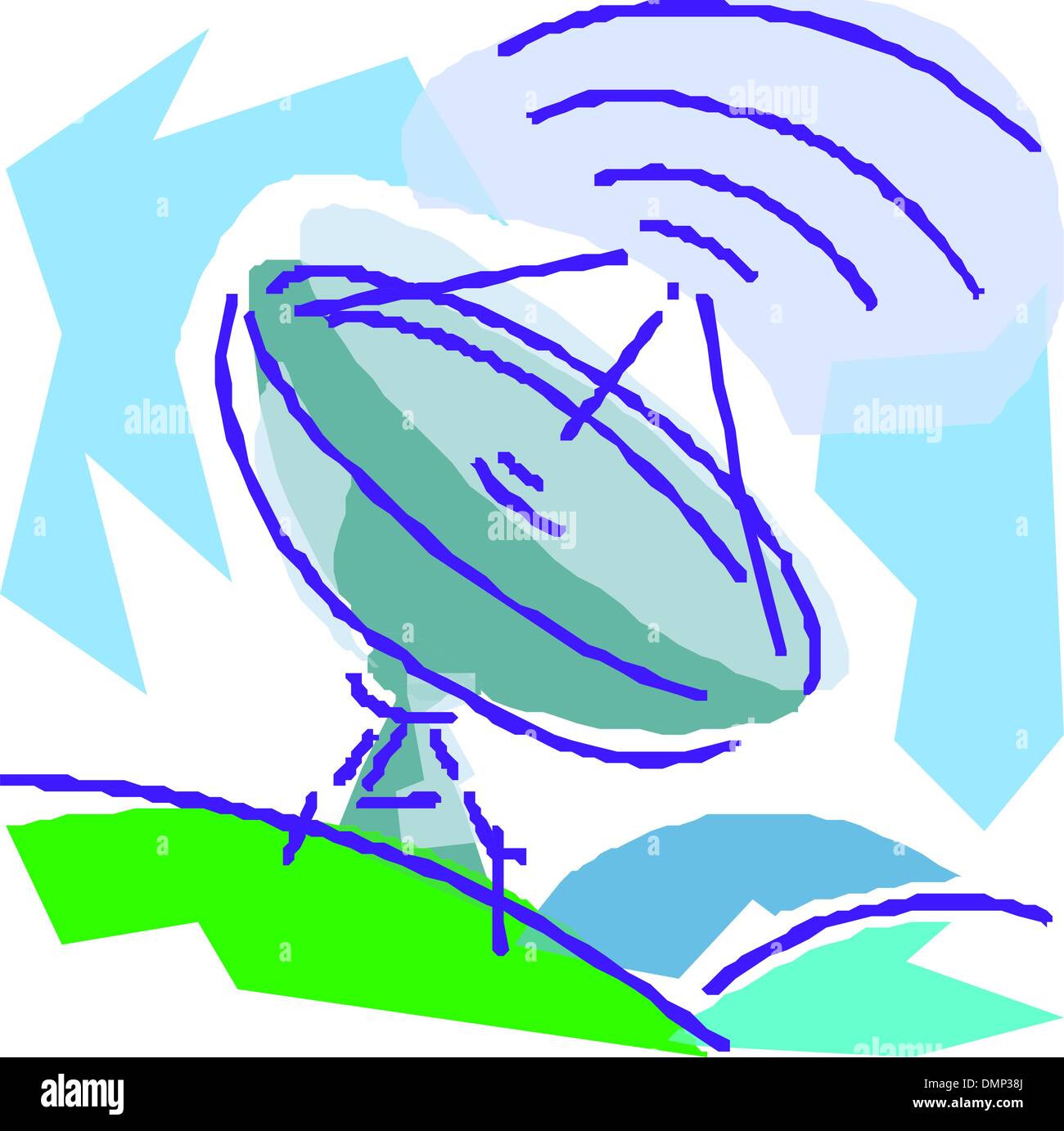 Satellite photo Stock Vector Images - Alamy