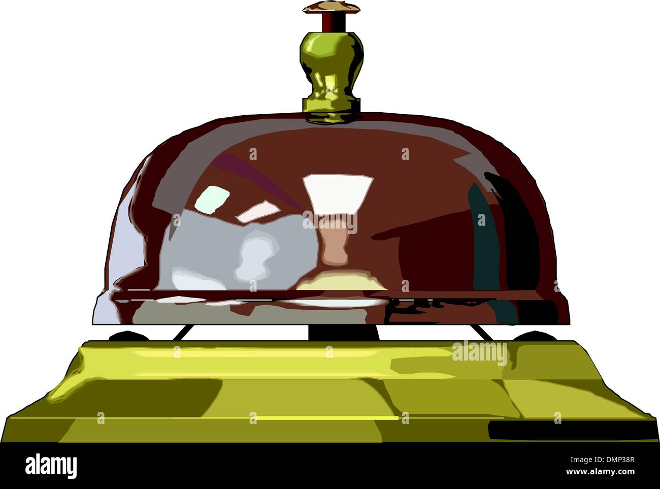 Vector realistic hotel bell Stock Vector Image & Art - Alamy