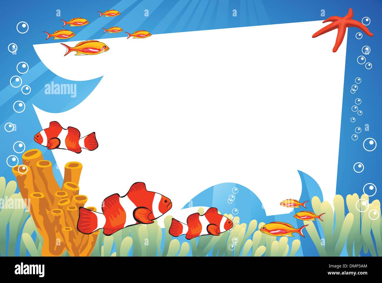 Underwater scene marine life tropical Stock Vector Images - Alamy